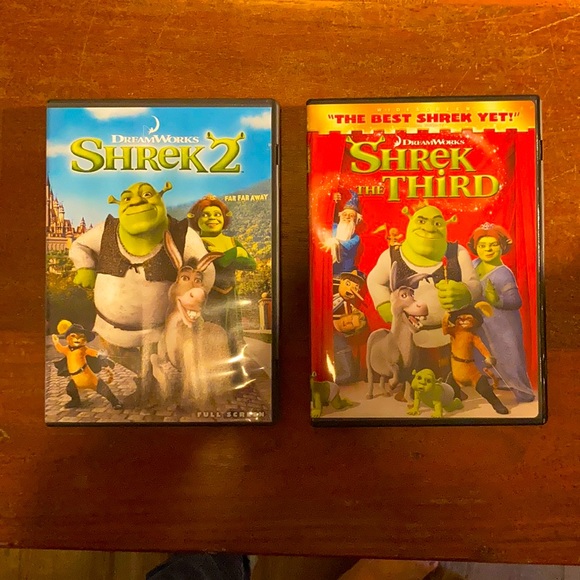 Media | Shrek 2 Shrek 3 Dvds | Poshmark